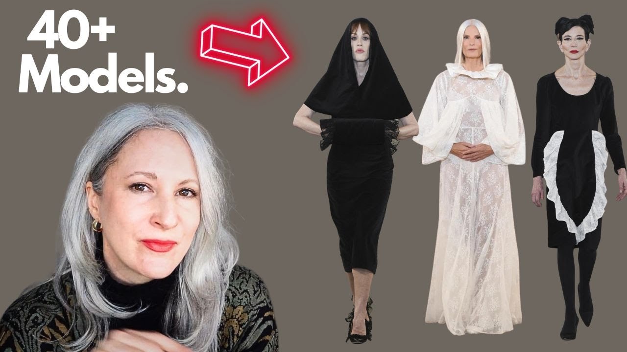 The Rise of 40+ Runway Fashion Models? - YouTube