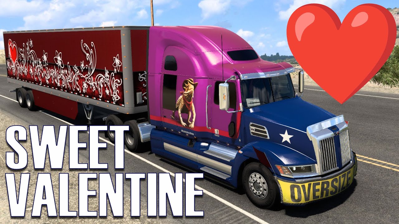 ATS | Sweet Valentine | American Truck Simulator | Episode 82 - YouTube