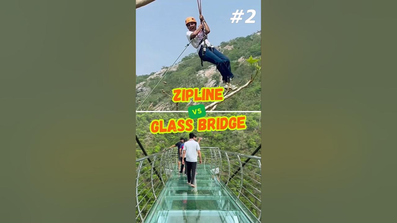 #2 Rajgir Glass Bridge vs Zipline, India 🇮🇳 - YouTube