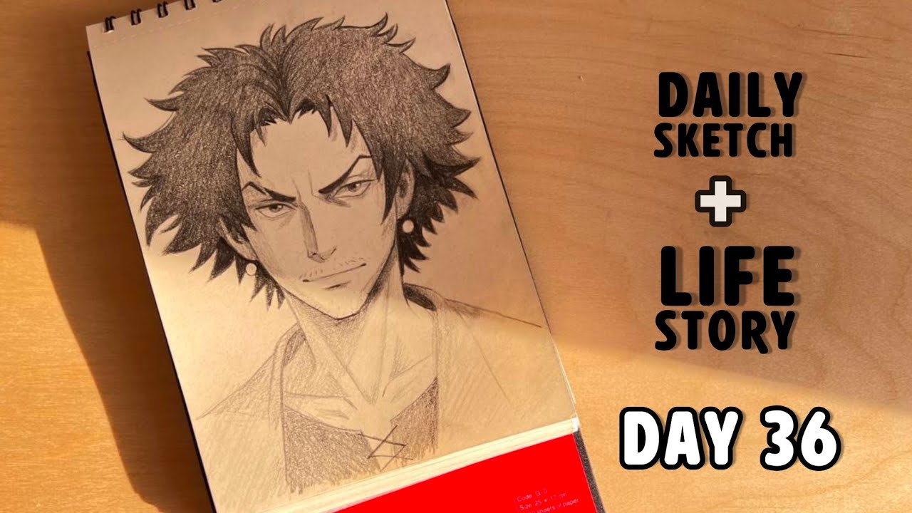 How to draw Mugen from samurai champloo | esey tutorial | +life story ...