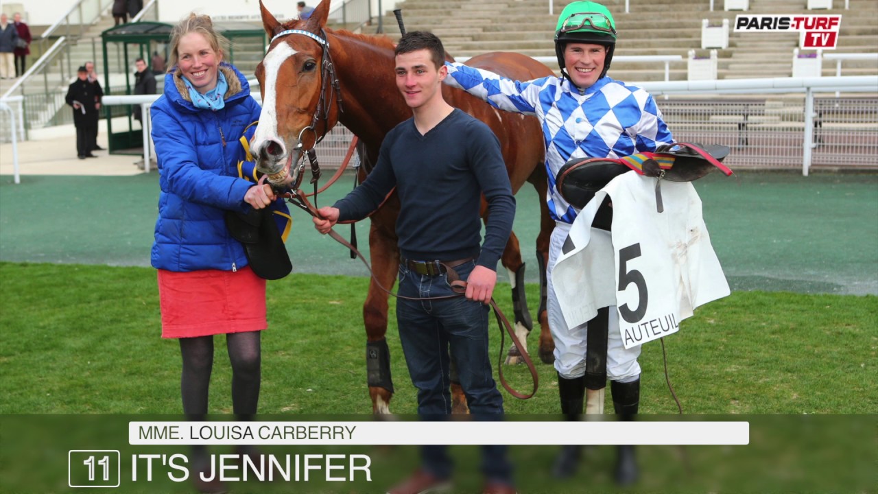 Paris-Turf TV - Mme. Louisa CARBERRY: It's Jennifer - YouTube