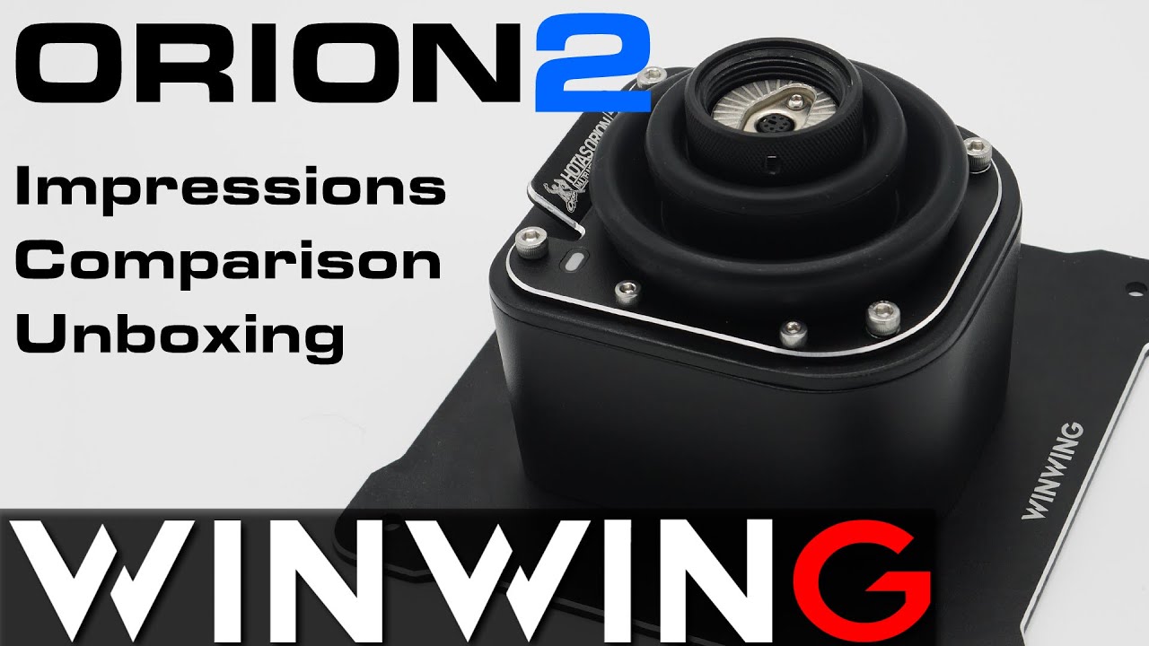 WinWing Orion 2 Modular Joystick base Unboxing / Comparison / First ...