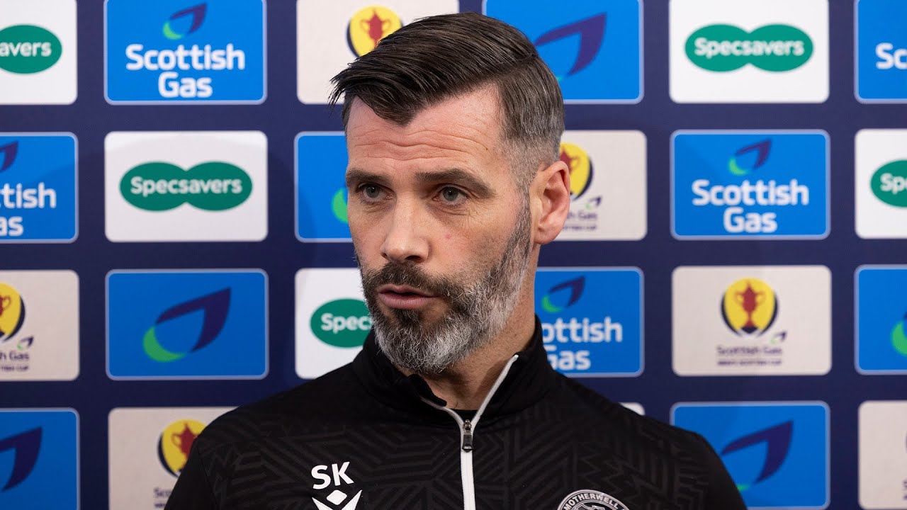 Stuart Kettlewell ahead of Morton Scottish Cup match - YouTube