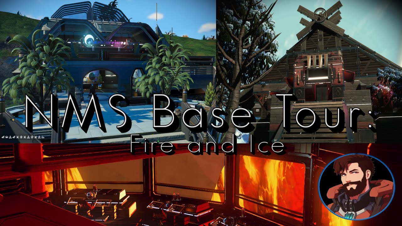 No Man's Sky Base Tour II: Fire and Ice - YouTube