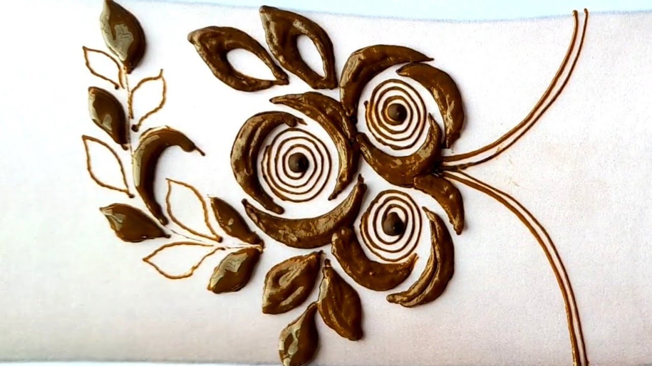 New Mehedi Dijain Easy And Simple For Full Hands | Mehndi Design New ...