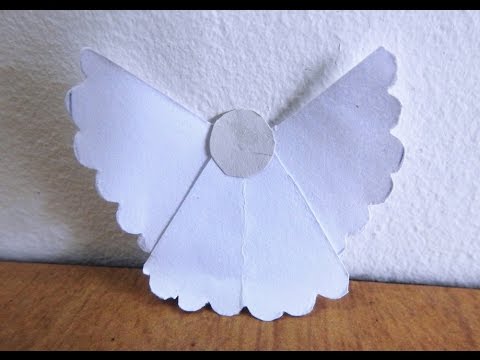 Easy & Cute Paper Angel Tutorial/Instructions ~ Christmas decor ~ Room ...