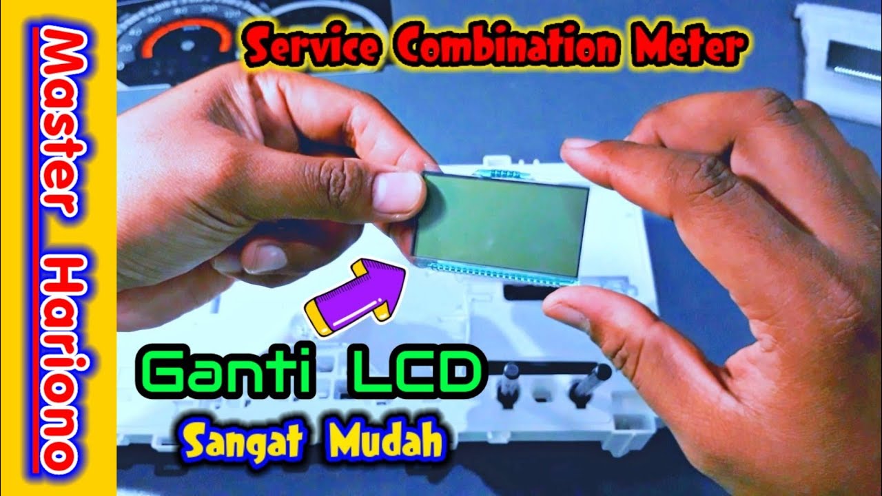 🔴 Cara Service Panel Speedometer Avanza / Ganti LCD Combination Meter ...