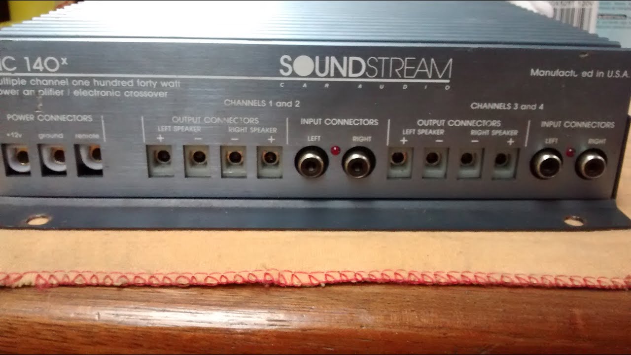 Modulo Amplificador Soundstream old school MC140x - YouTube