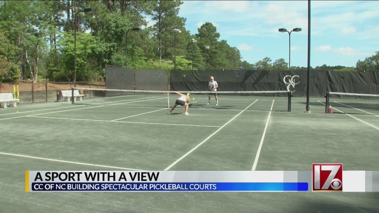 Pinehurst country club, many around the nation fall for pickleball - YouTube