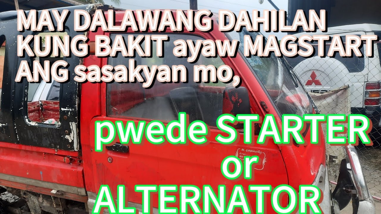 HOW TO CHECK UP SUZUKI MULTICAB ALTERNATOR - YouTube