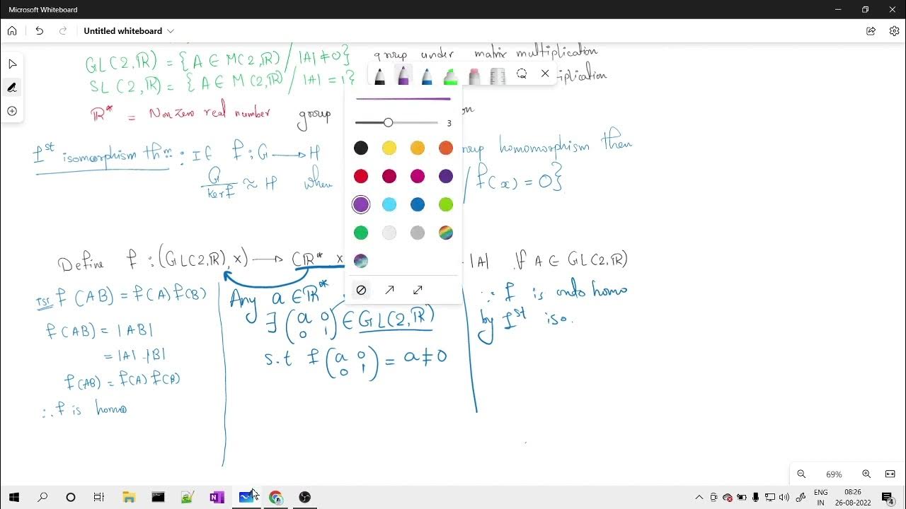 GL(2,R)/SL(2,R) isomorphic to R* | PROOF Part 2 - YouTube