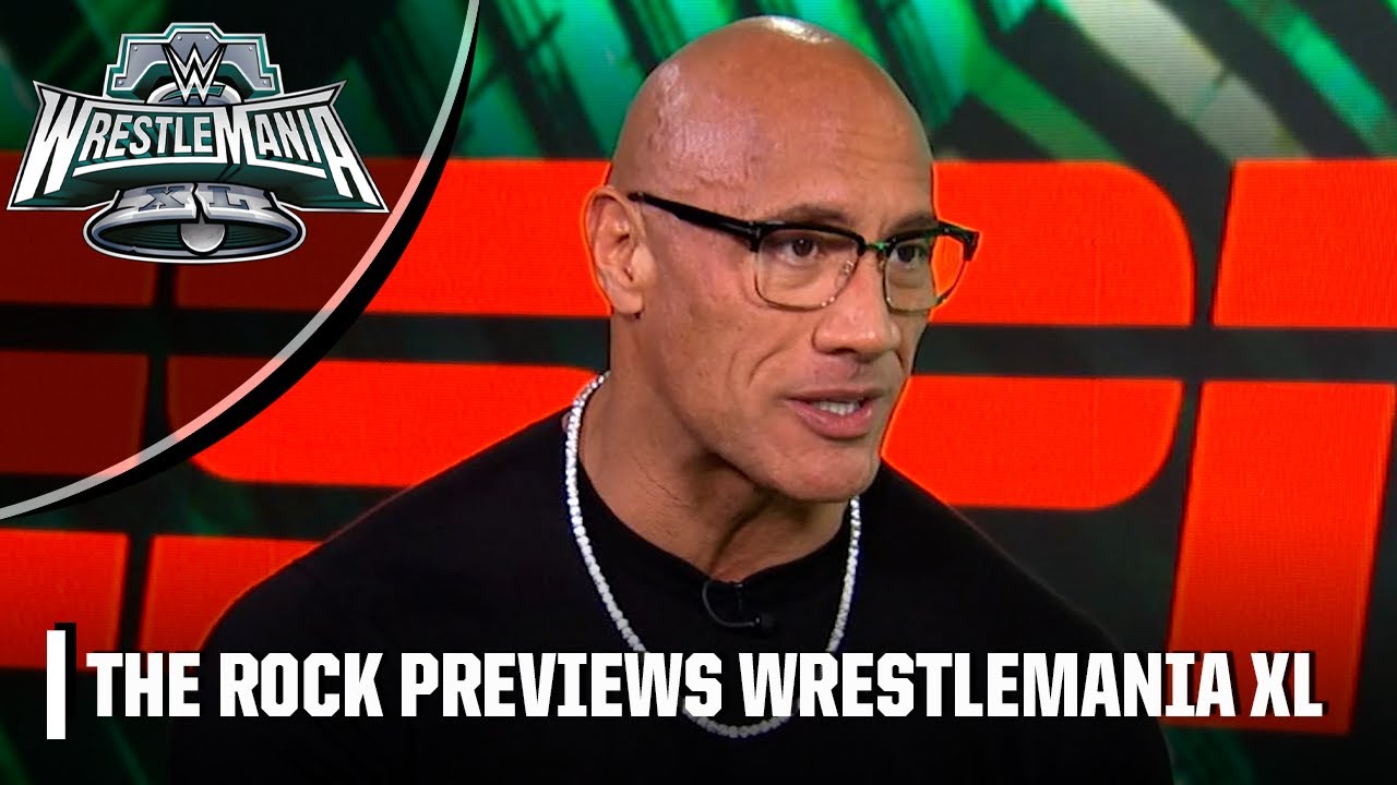 The Rock WrestleMania XL Interview: A new era in wrestling & becoming ...