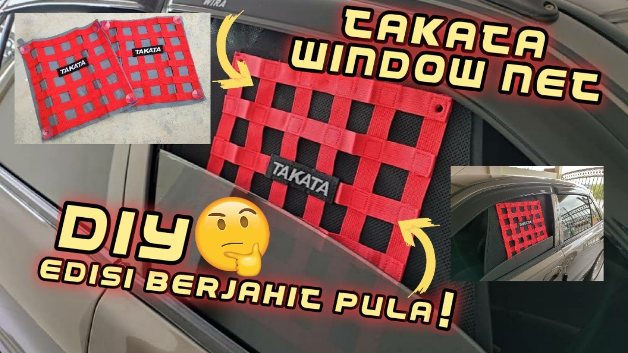 Takata Window Net | Edisi berjahit pula - YouTube