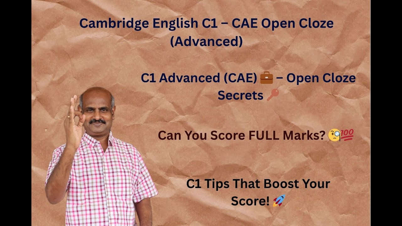 CAE Grammar & vocabulary- English Speaking - Cambridge English -open ...