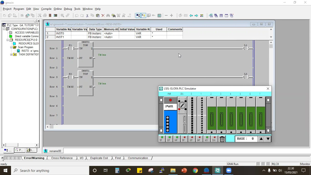 Tutorial Timer GMWIN 4 - YouTube