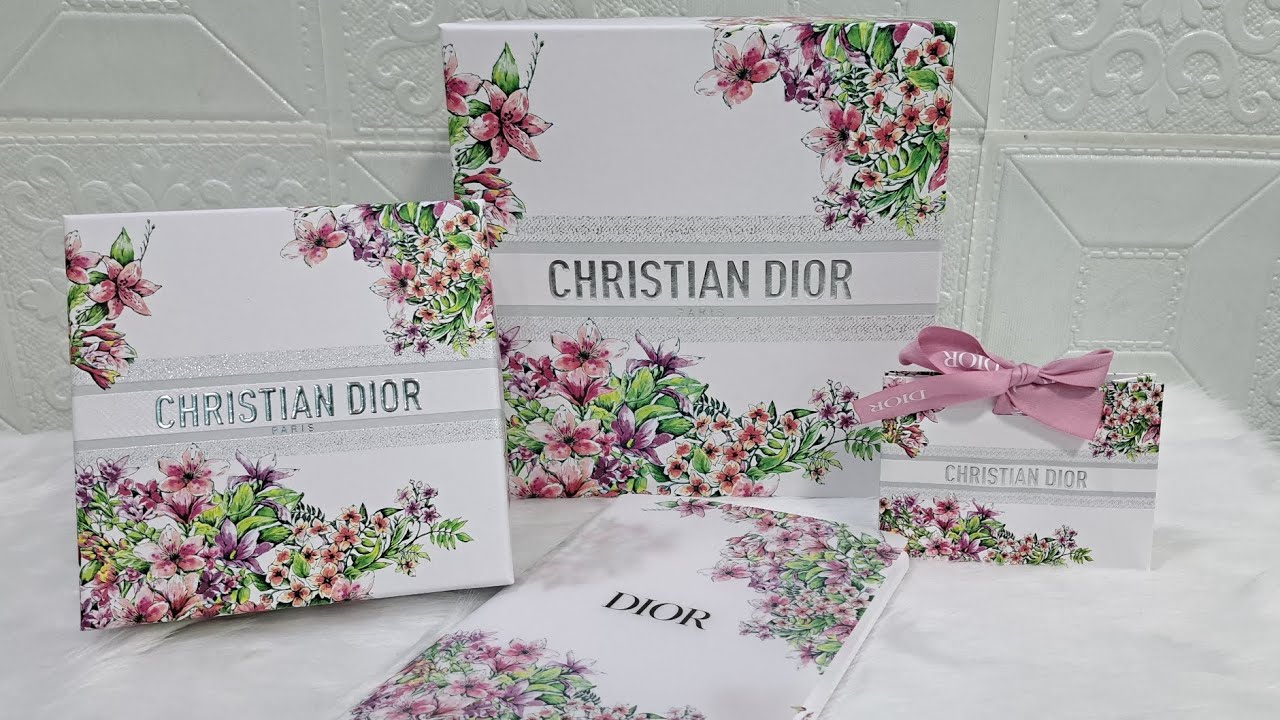 Miss Dior Fragrance Set Unboxing + samples and freebies | Dior Notebook ...