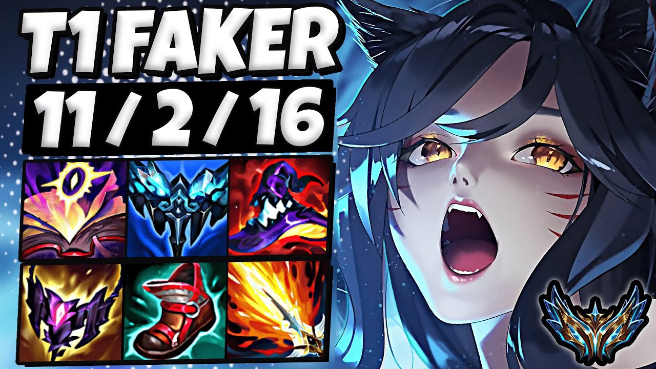 T1 Faker Ahri vs Yasuo [ MID ] Lol Korea Challenger Patch 13.8 - YouTube