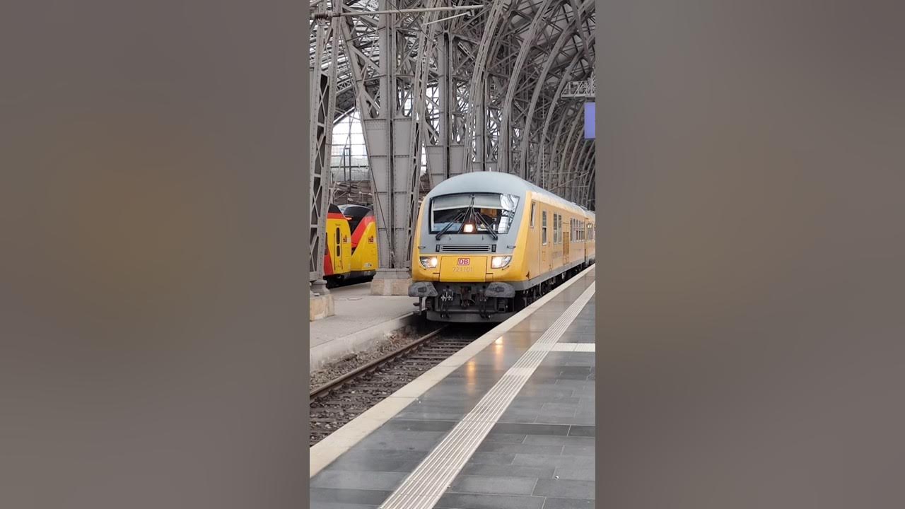 DB Messzug 721-101 Netz Instandhaltung Fahrwegmessung Taurus BR 182 424 Frankfurt Hbf - YouTube