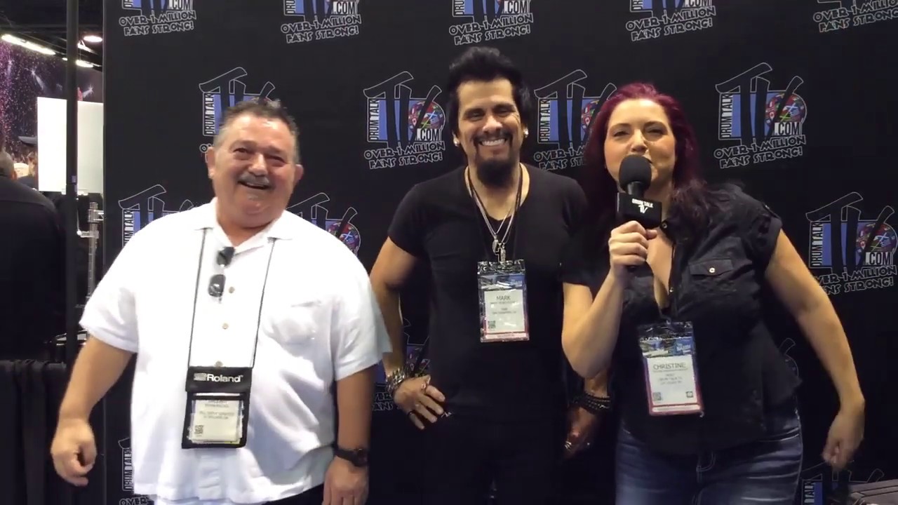 Bryan Migdol of Black Flag at the 2020 NAMM Show with Drum Talk TV ...
