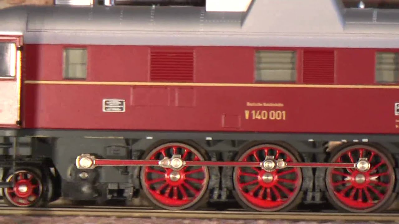 Baureihe V140 Trix ( V 140 001 DRG ) 3/5 - YouTube