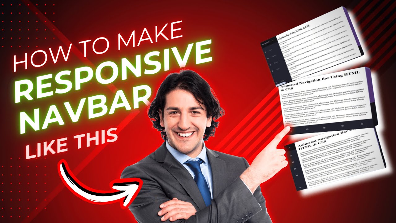 How To Create Responsive Navigation Bar Using Only Html And Css 1150