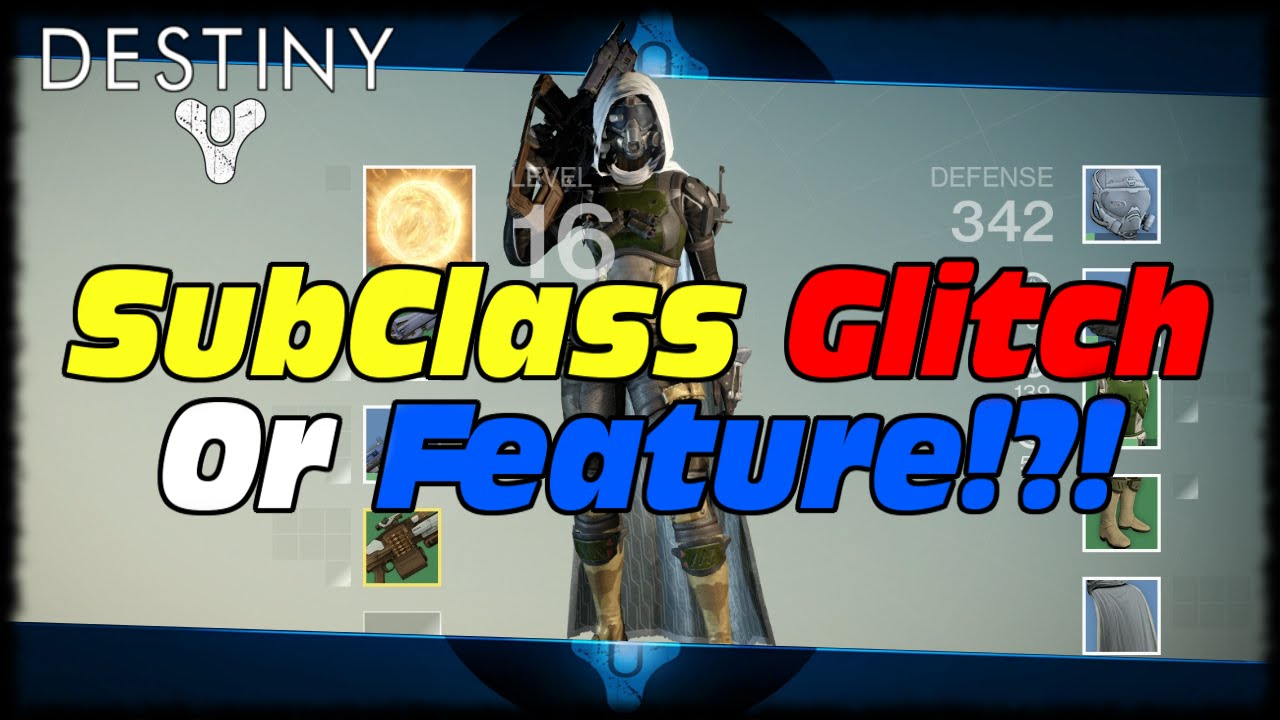 Destiny Subclass Unlock Glitch Or Feature!?! How To Unlock Subclasses ...