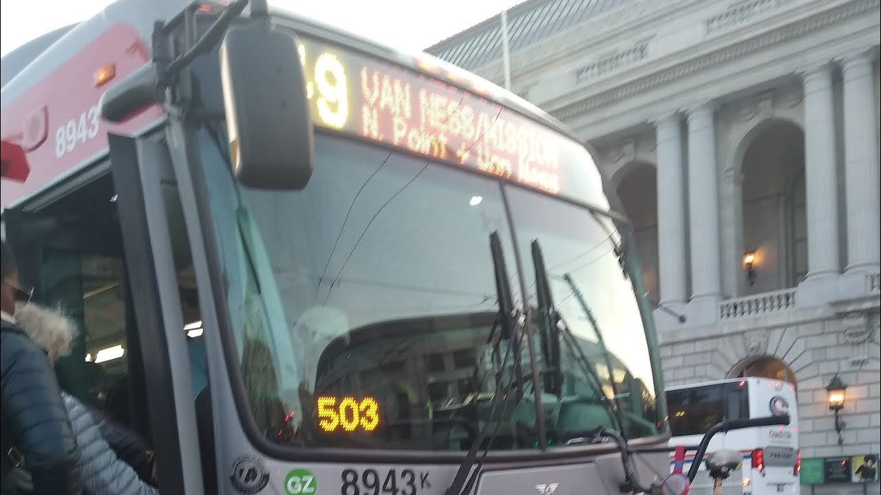 (RARE!) SF MUNI: 49 MISSION TO NORTH POINT AND VAN NESS - YouTube