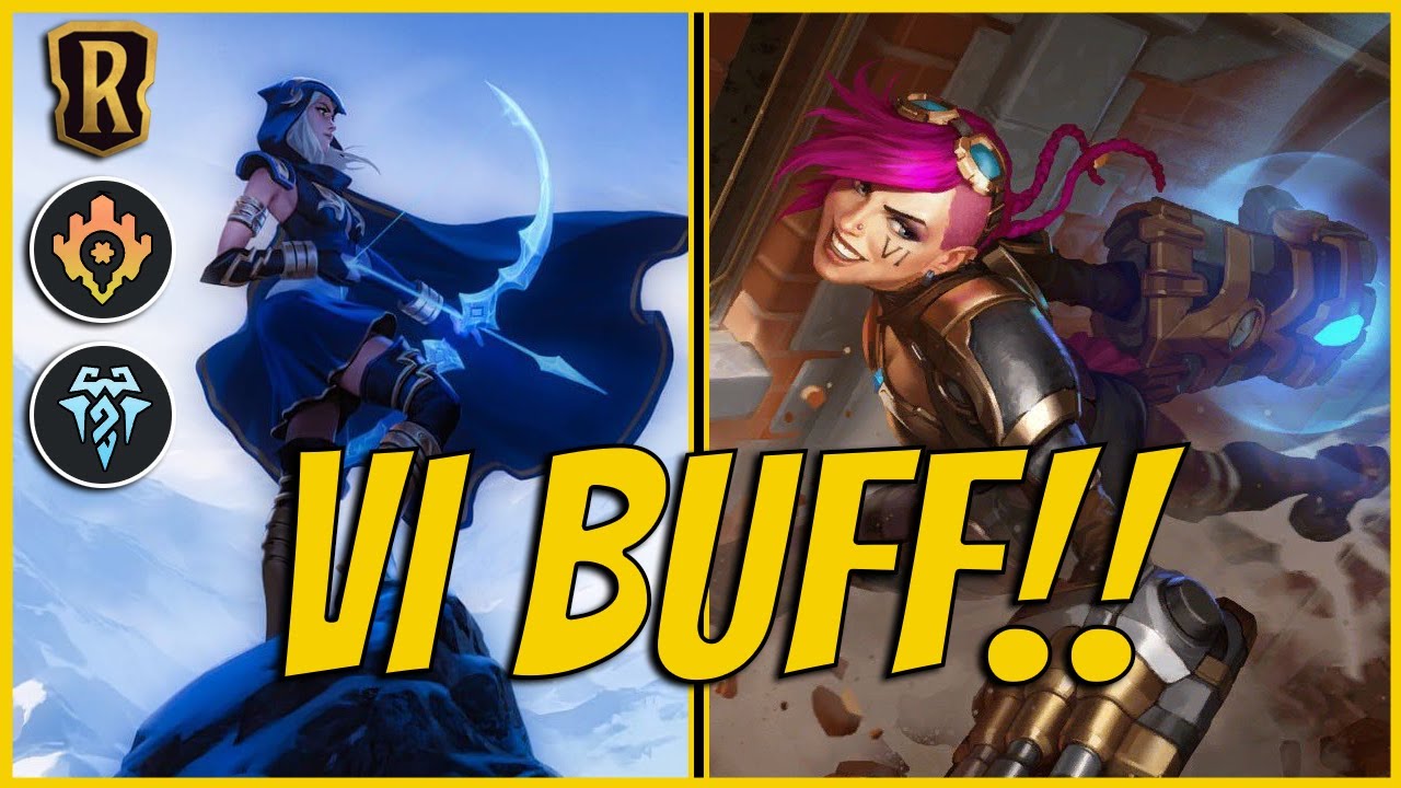 Legends of Runeterra | Vi Ashe Freeze | Lor New Patch - YouTube