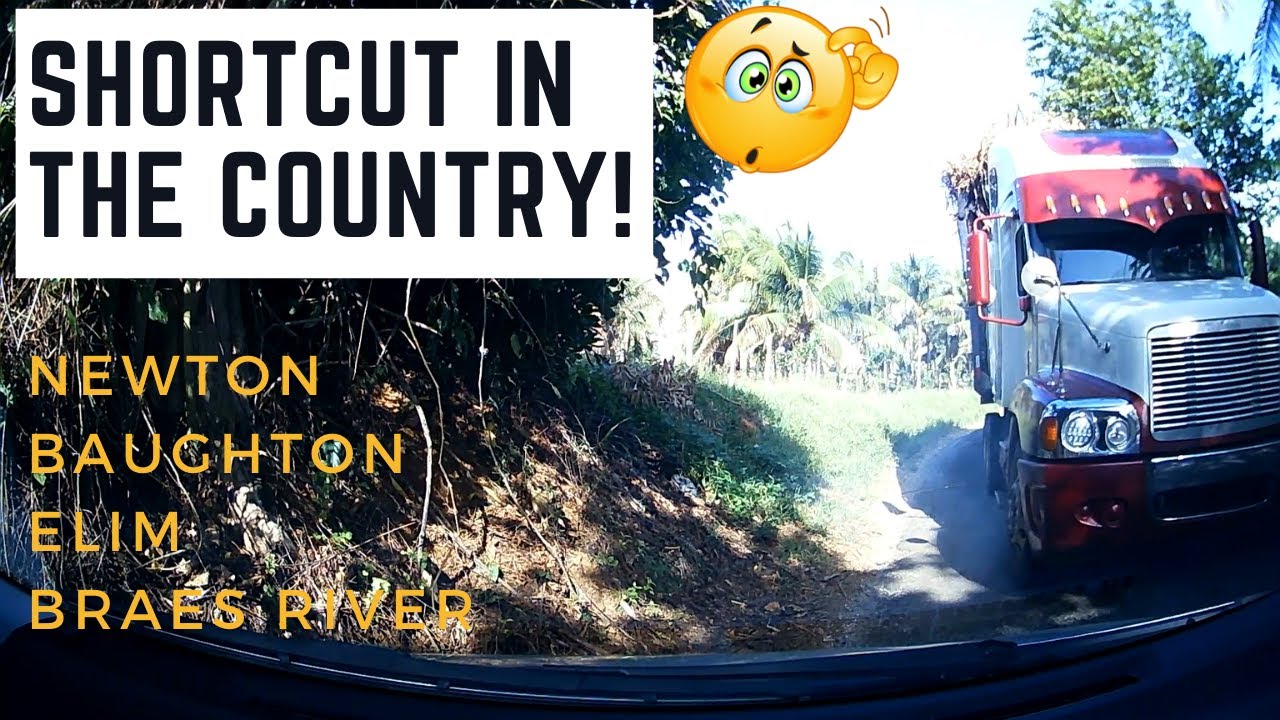 DRIVING IN ST ELIZABETH JAMAICA| COUNTRY ROAD| Newton| Baughton| Elim ...