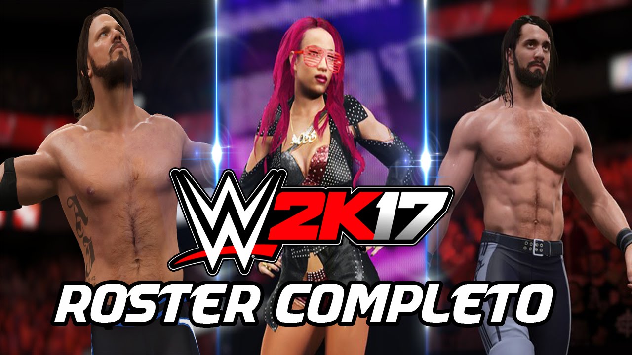 WWE 2K17 Roster Completo +130 Superestrellas (Sin contar DLC's) - YouTube