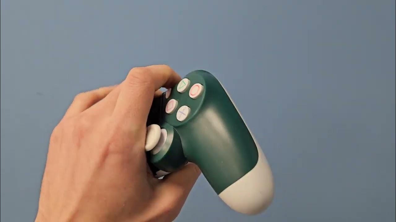 Джойстик для PS4 зеленый - YouTube