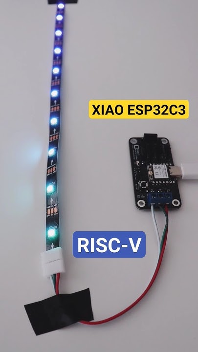 Arduino Sketch for NeoPixels on XIAO ESP32C3 RISC-V MCU with WiFi #shorts - YouTube
