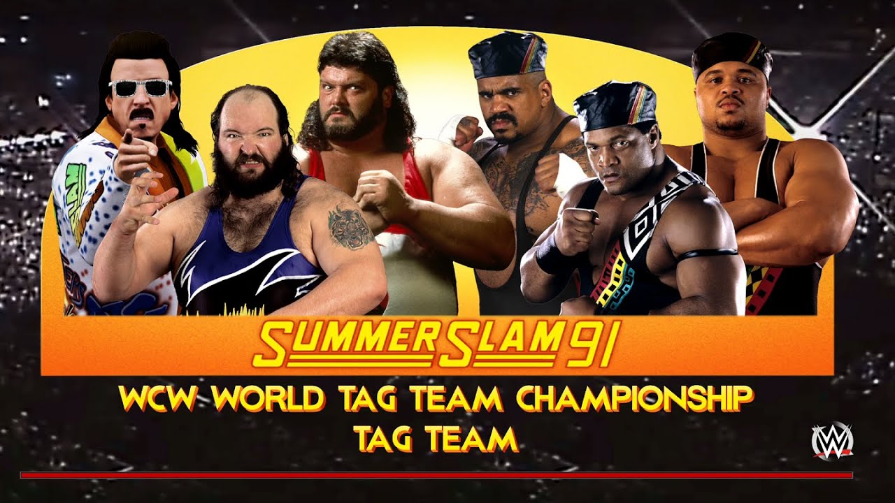 WWE 2K16: Natural Disasters vs. Nation of Domination | WCW World Tag ...