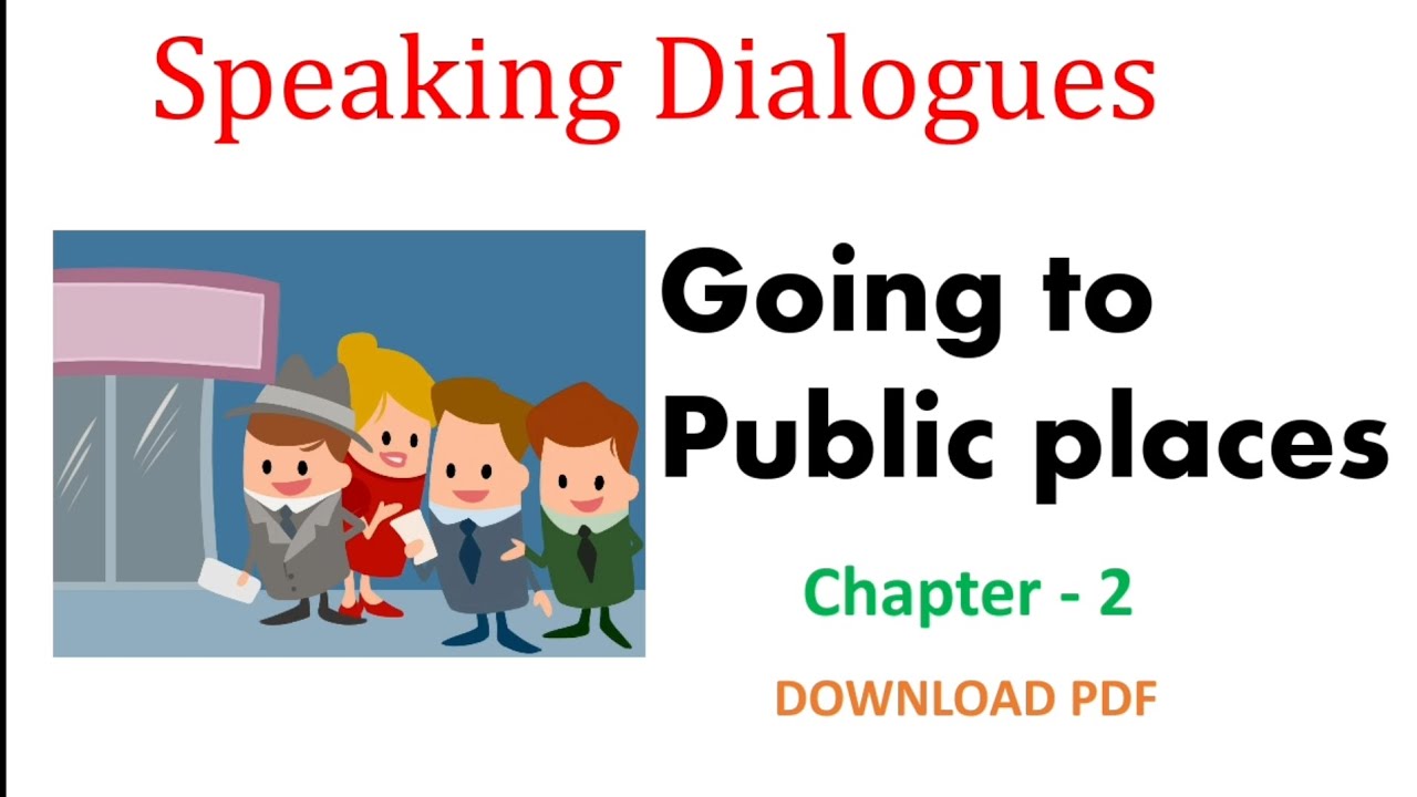 English Speaking practice | English dialogues | public places English ...