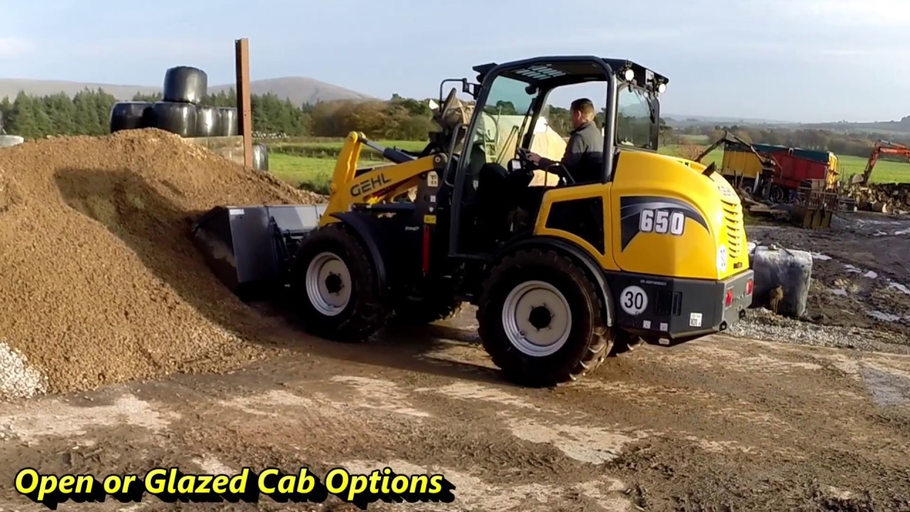 Gehl 650 Articulated Loader - YouTube