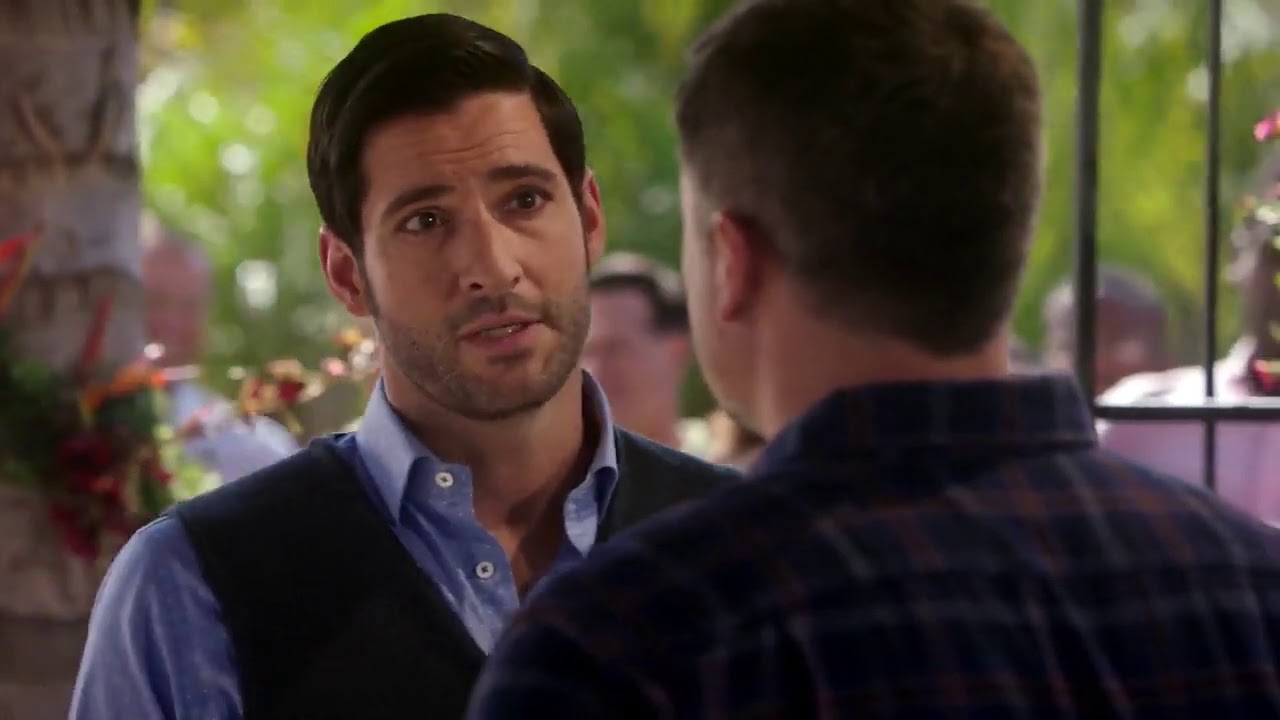Lucifer Season 3 Episode 13 - Lucifer deeply kisses Cain - YouTube