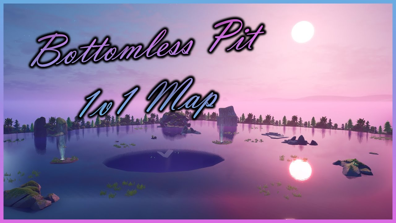 The Bottomless Pit 1v1 Map #ONEOFAKIND - YouTube