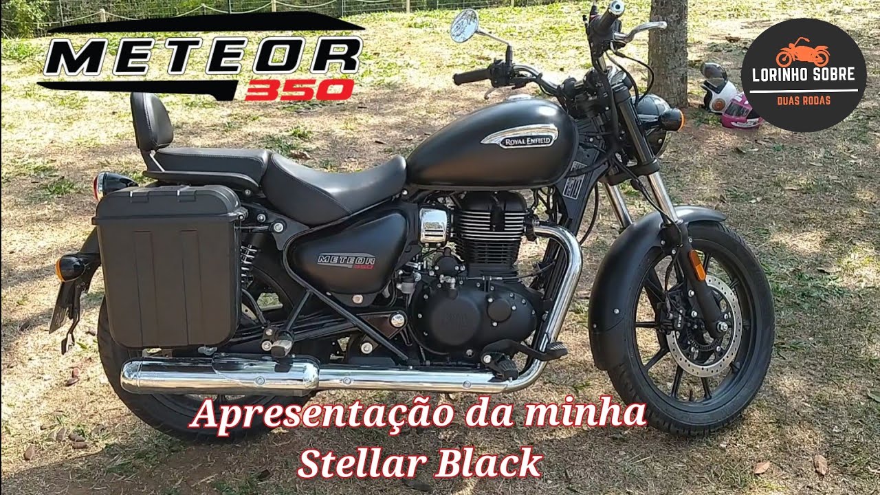 Apresentado Minha Meteor 350 stellar Black / Royal Enfield - YouTube