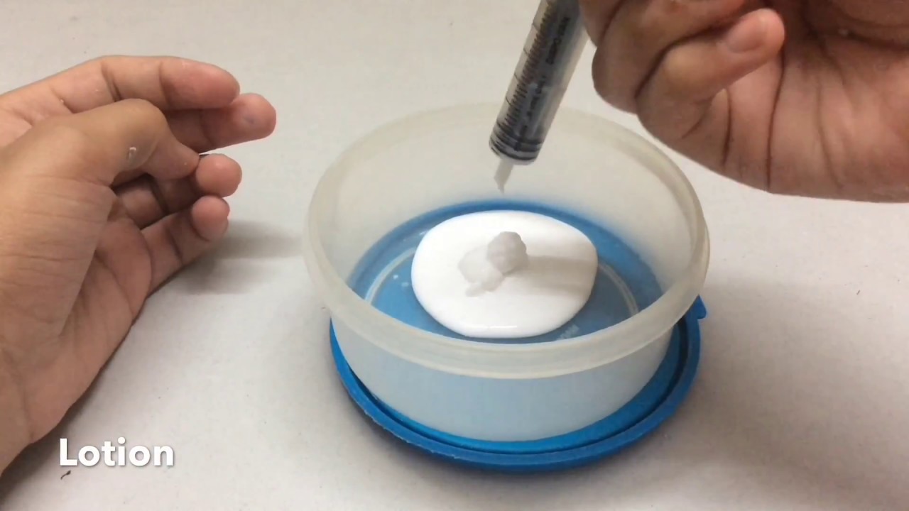 HOW TO MAKE DIY SLIME FROM SYRINGE!! Injecting slime ingredients from a ...