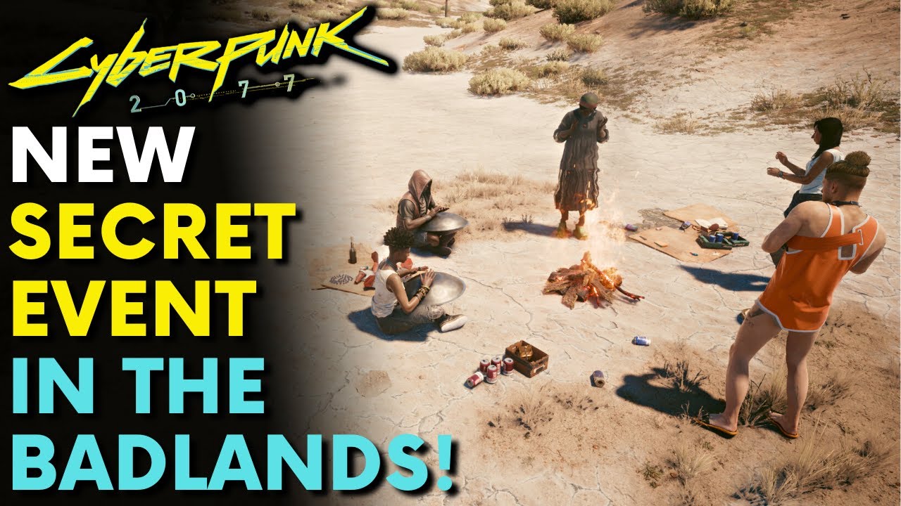 Cyberpunk 2077 - SECRET EVENT IN THE BADLANDS! | Easter Egg Location ...