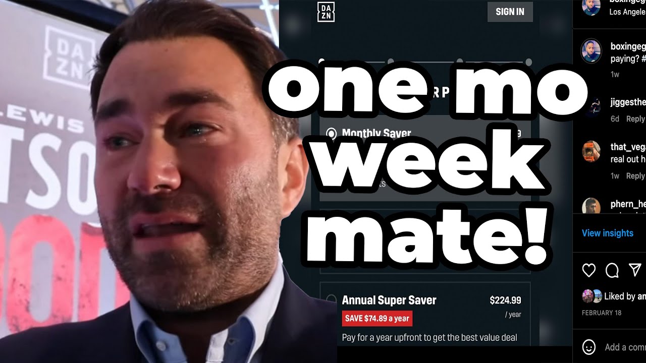 DAZN BOXING INSANE PRICE INCREASE OVER CANELO HIGH PAYDAYS? - YouTube