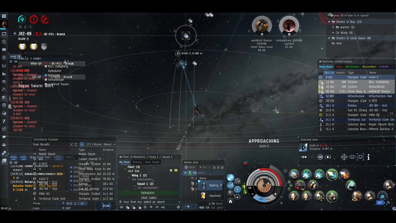 Eve Online Solo PVP Ultimate Praxis vs Cyclone, ONI and Stratios ...