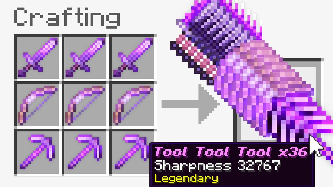 Minecraft UHC but you can craft a "Tool Tool Tool Tool Tool Tool Tool ...
