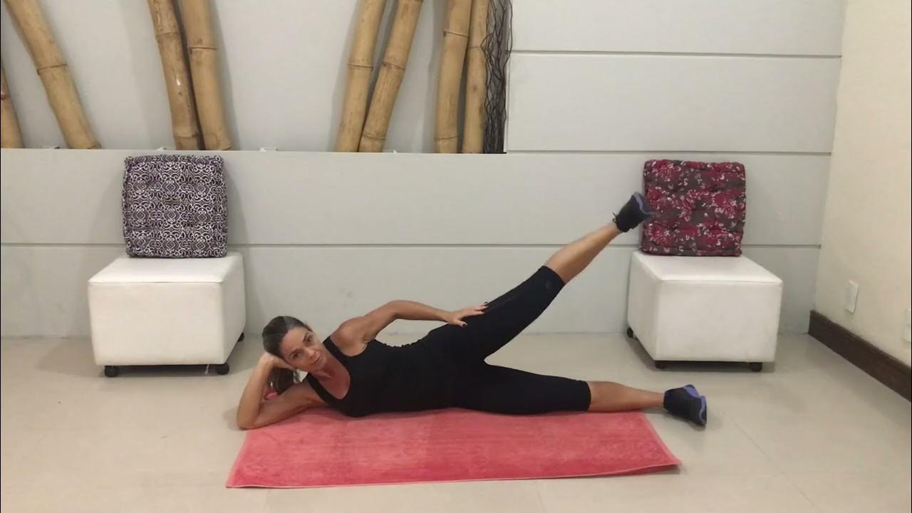 Abdução De Quadril Joelho Estendido No Solo Lateral Hip Abduction
