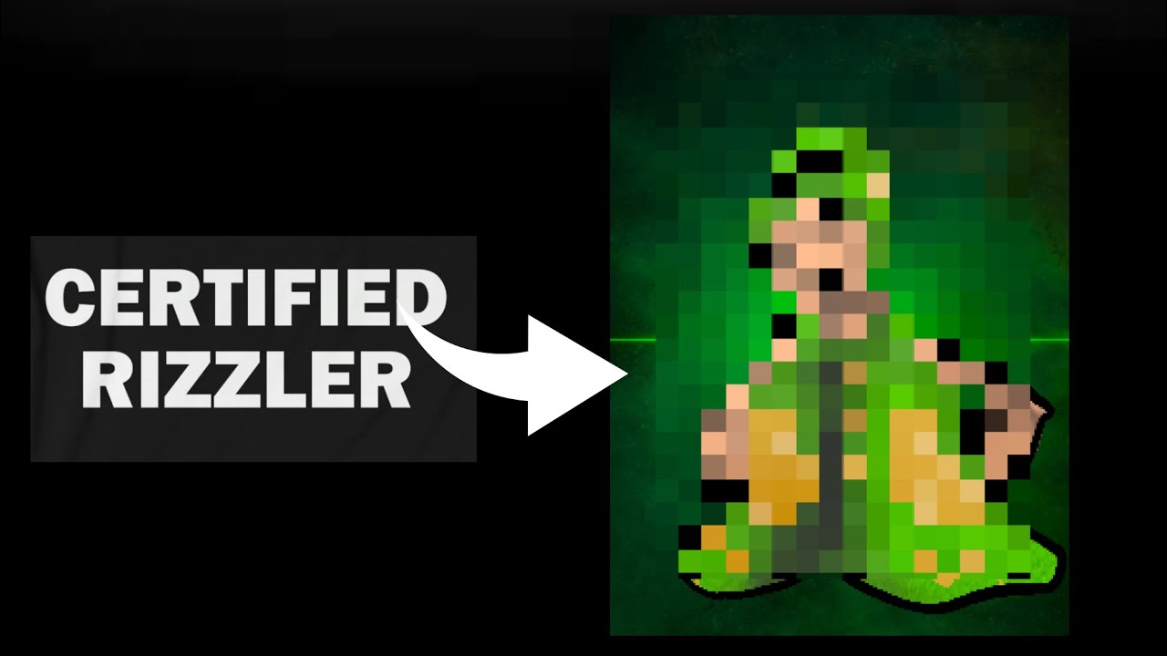 I made the RIZZLER character design! - YouTube