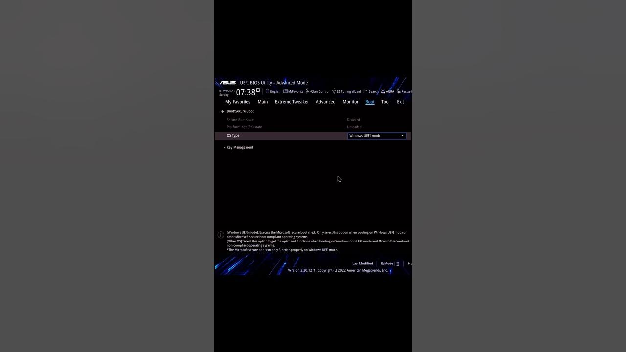 Enable Secure Boot In A Snap Asus Motherboards With Ease Youtube
