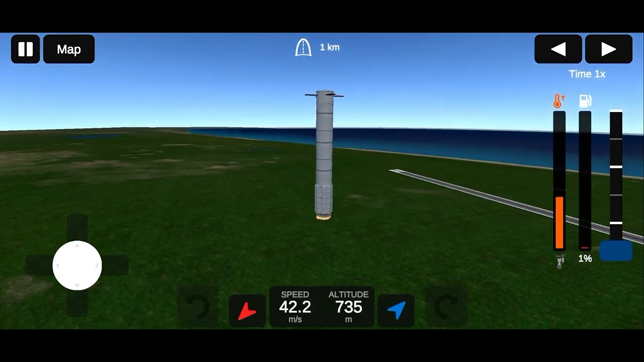 Starship 1 Test Ellipse Rocket Simulator @Astrelix - YouTube