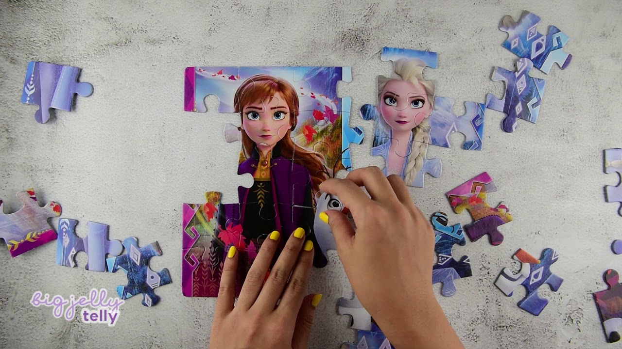 Disney Frozen and Frozen II Puzzles 5 in 1 | Elsa | Anna | Sven ...