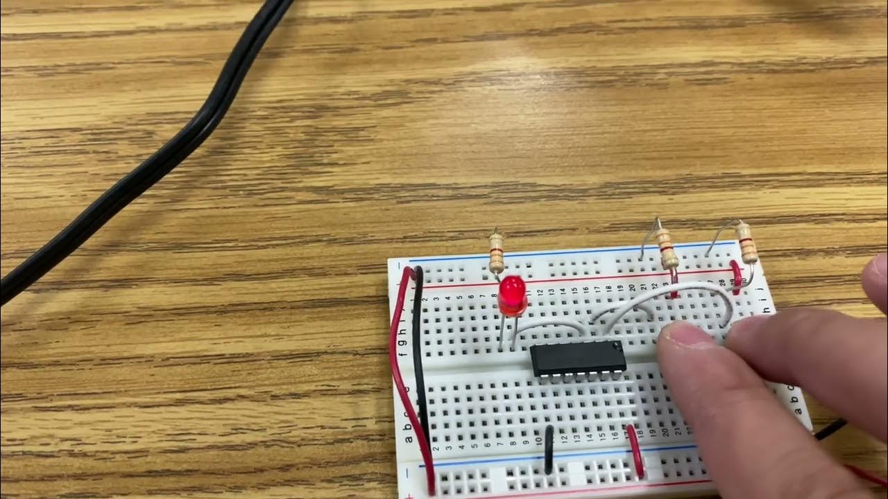 AND Gate Breadboard Design - YouTube