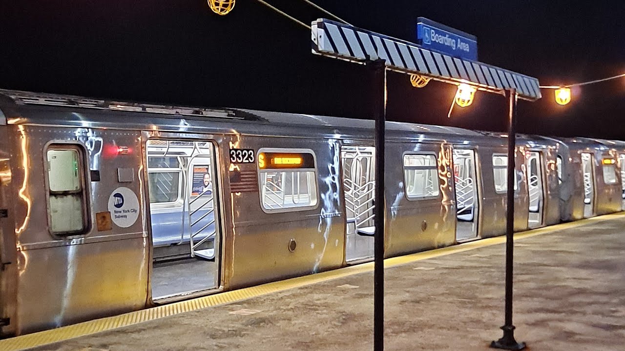 MTA NYCT Subway: Bombardier R179 (S)huttle Trains Terminating & Leaving ...